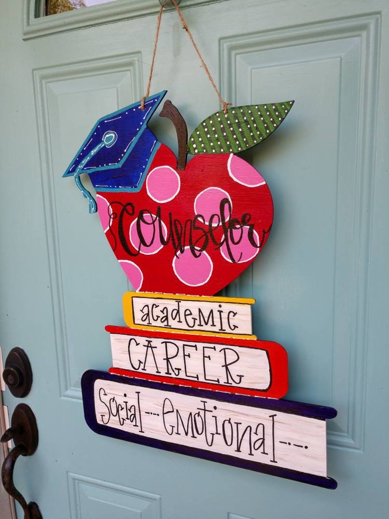 School Counselor/Teacher classroom door hanger | Etsy