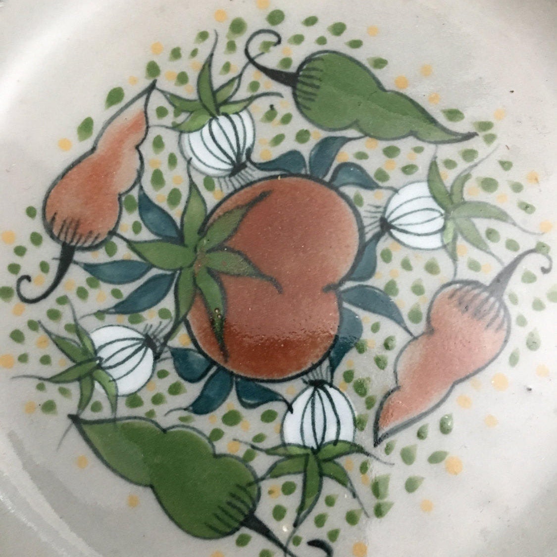 Erandi Mexican Folk Art Tonala Pottery Plate-bowl (vintage) - Etsy