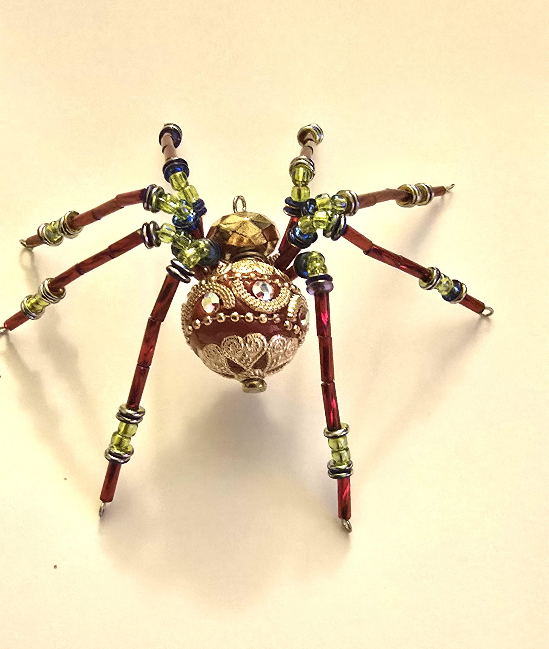 Handcrafted Christmas Bead Spider - Etsy