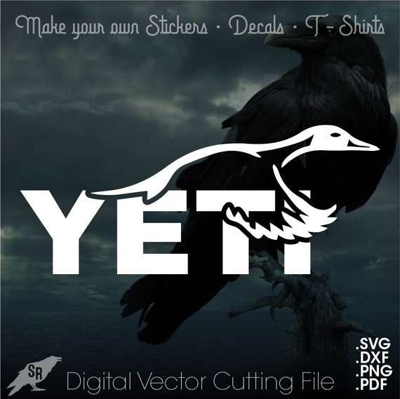 Yeti Duck Silhouette Sneaky Bigfoot Yeti Sasquatch Metal Yard Art