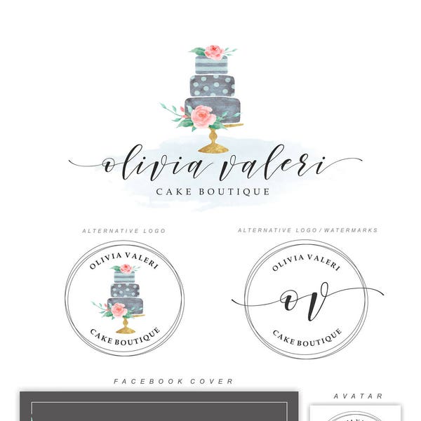Cake Logo Design - Etsy