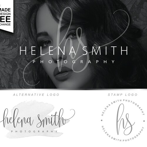 Premade Branding Kit Photography Logo Set Watermark - Etsy