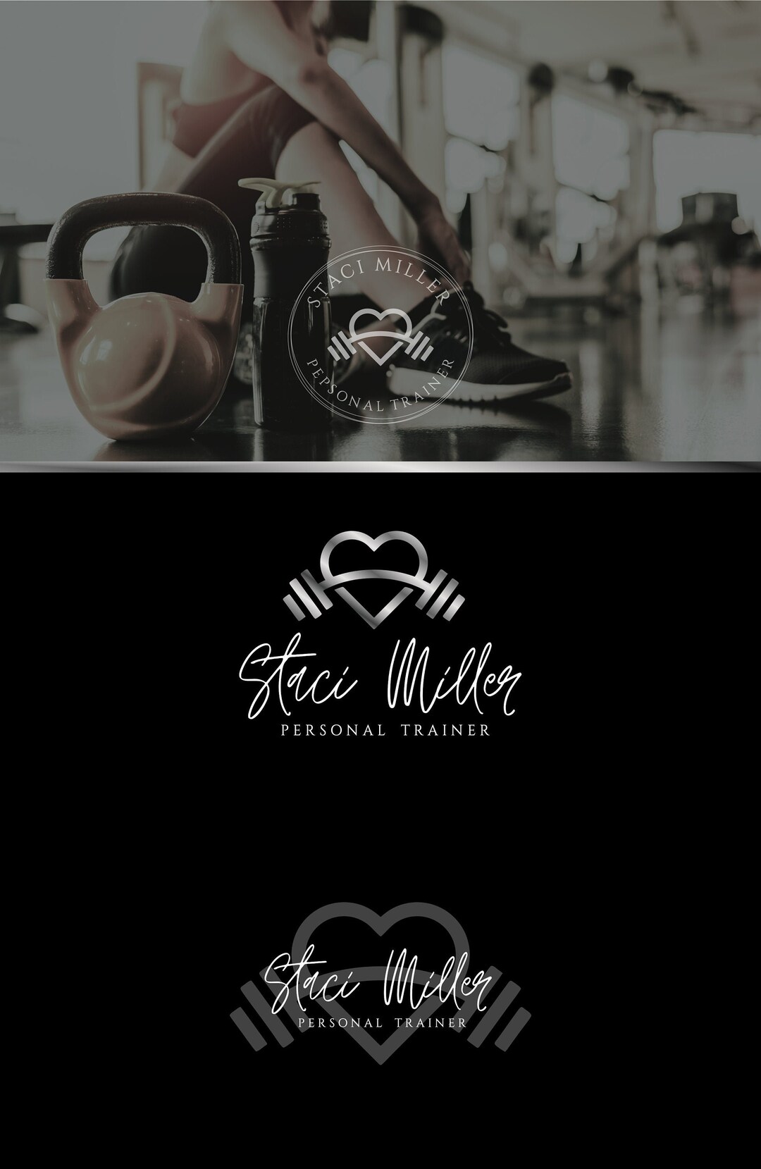 Fitness Trainer Logo, Personal Trainer Logo, Online Training, Fitness ...