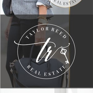 Real Estate Logo, Realtor Logo, Gold Key Logo, Realty Logo Design ...