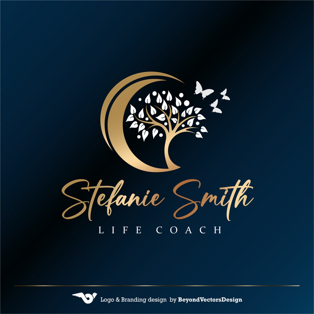 Logo Set for Life Coach, Therapist Logo, Psychology Logo, Tree of Life ...