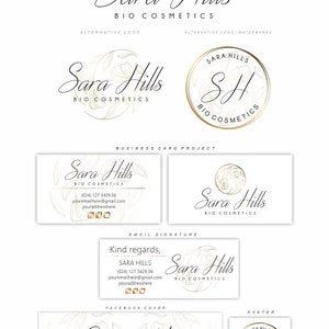 Organic Gold Logo, Health Blog Logo, Bio Logo, Organic Cometics Logo ...