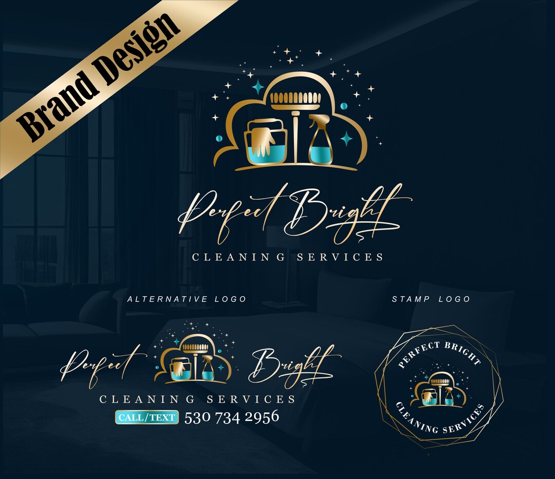 Cleaning Logo, Flyer for Cleaning Services, Commercial Cleaning Logo ...