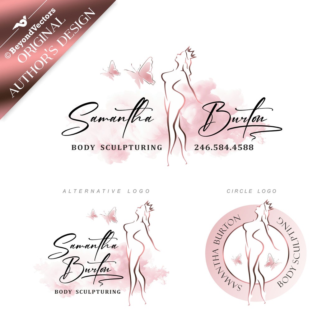 Body Contouring Logo, Aesthetic Center Logo, Laser Clinic Logo, Body ...