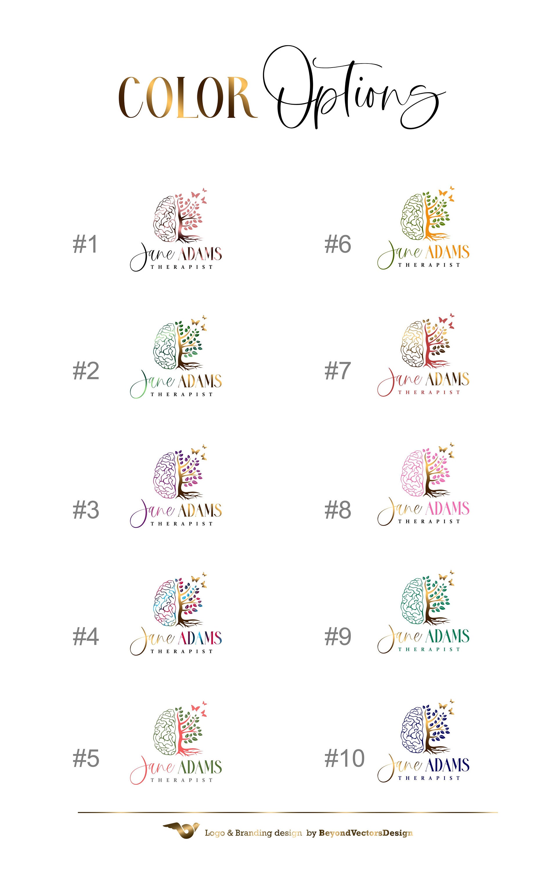 Therapist Logo, Counseling Logo, Behavioural Therapy Logo, Brain Logo ...