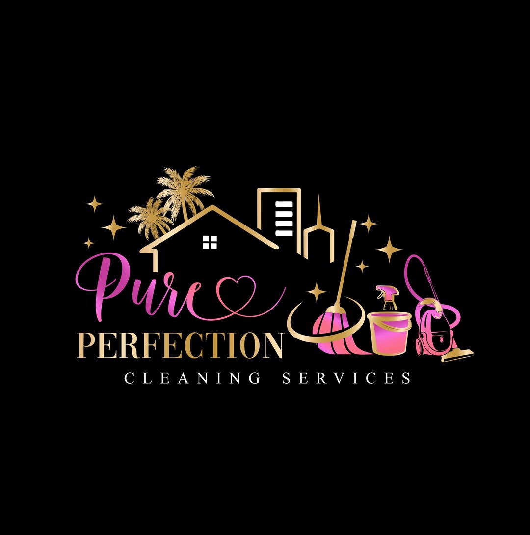 Branding Set Cleaning Business, Cleaning Service Logo , House Cleaning ...