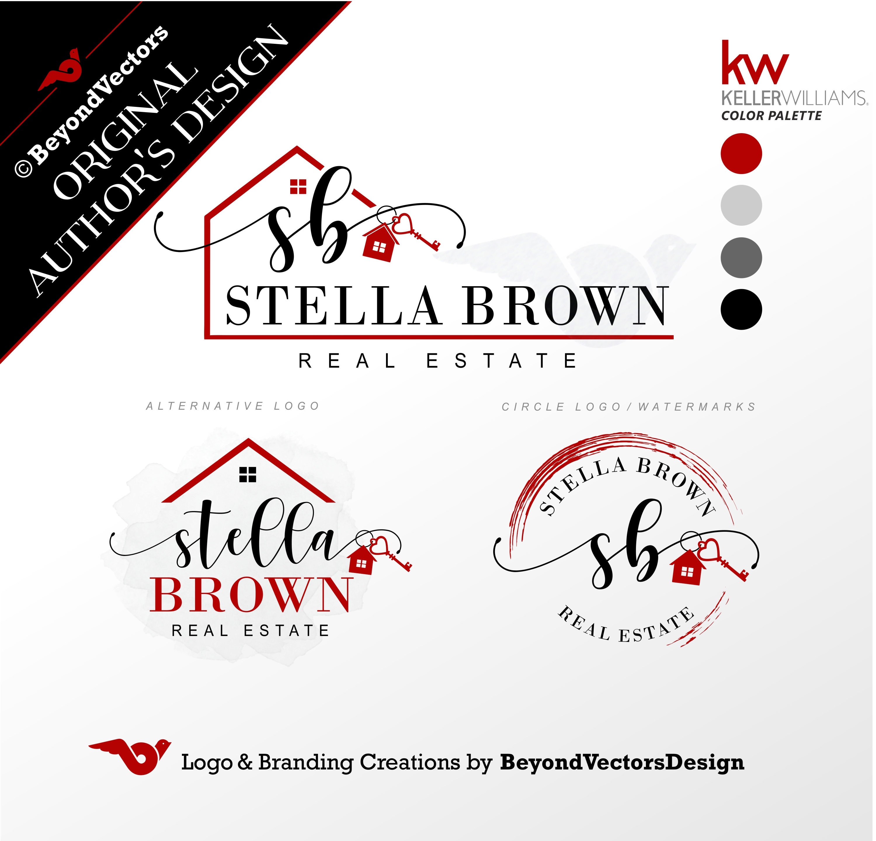 Realtor Logo, Real Estate Logo, Realtor Branding, KW Realtor Logo ...