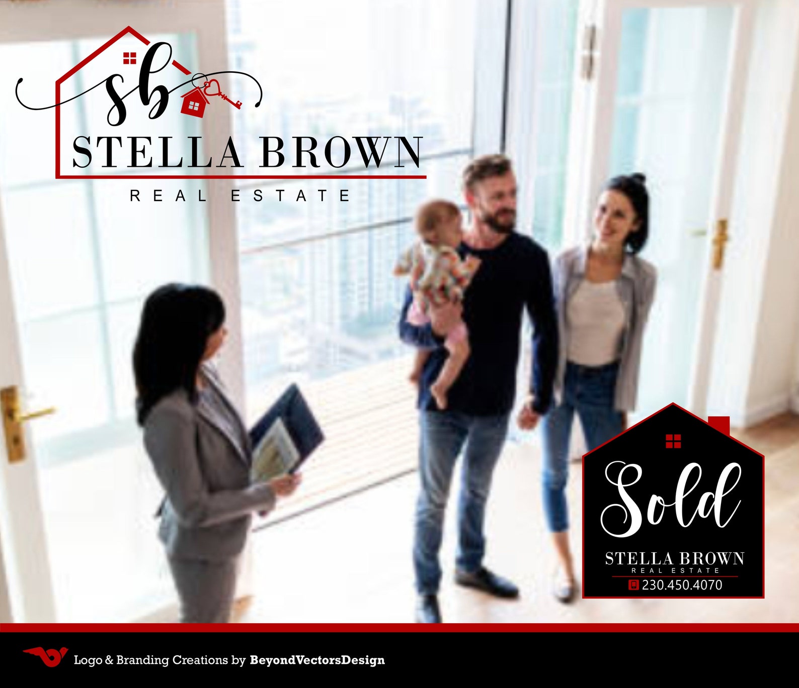 Realtor Logo, Real Estate Logo Design, Realtor Branding, KW Realtor ...