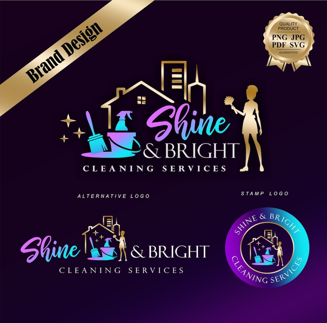 Clean Logo, Clean Business Logo, Clean Service Logo, Clean Logo Design ...