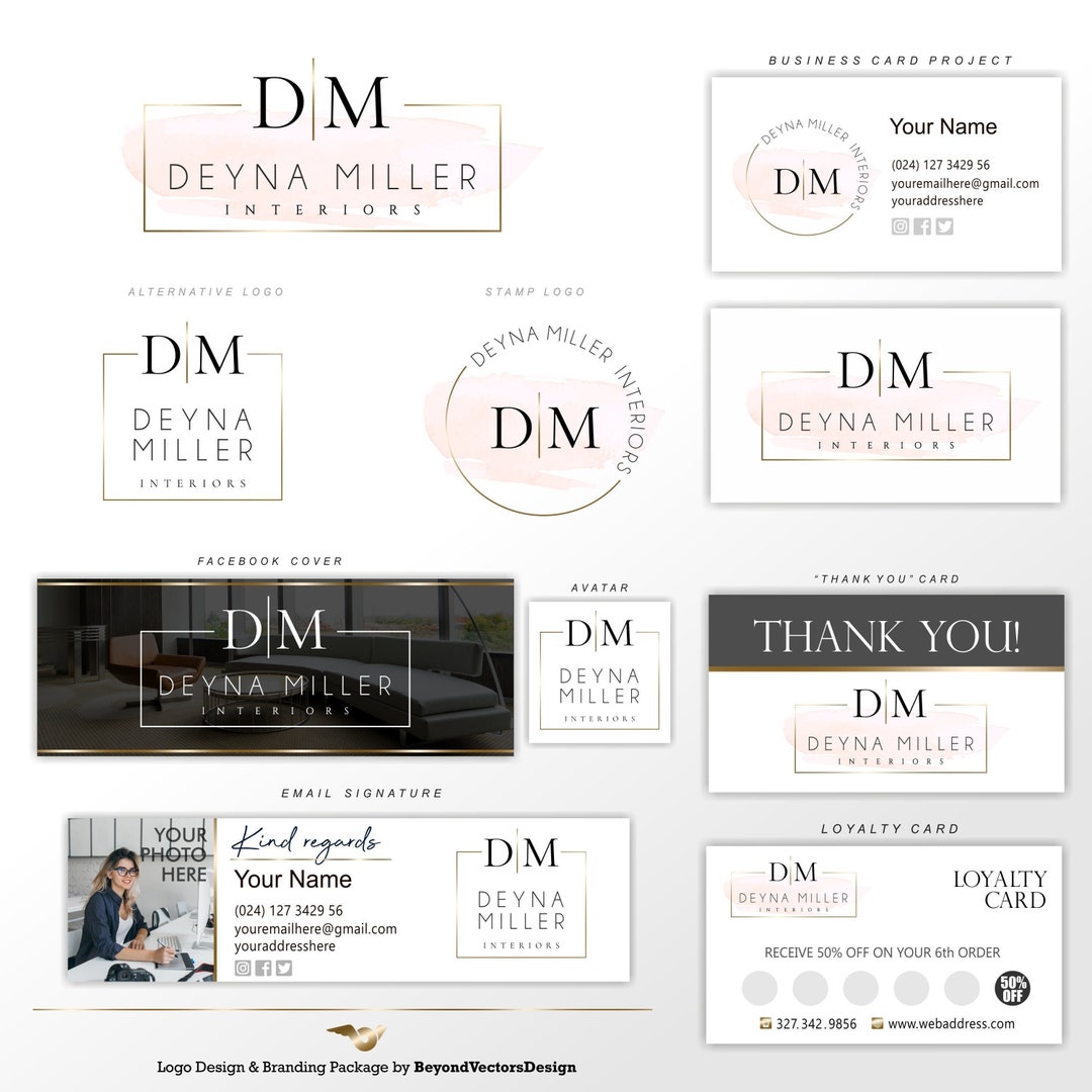 Interior Design Logo, Minimalist Logo, Designer Logo, Photography Logo ...