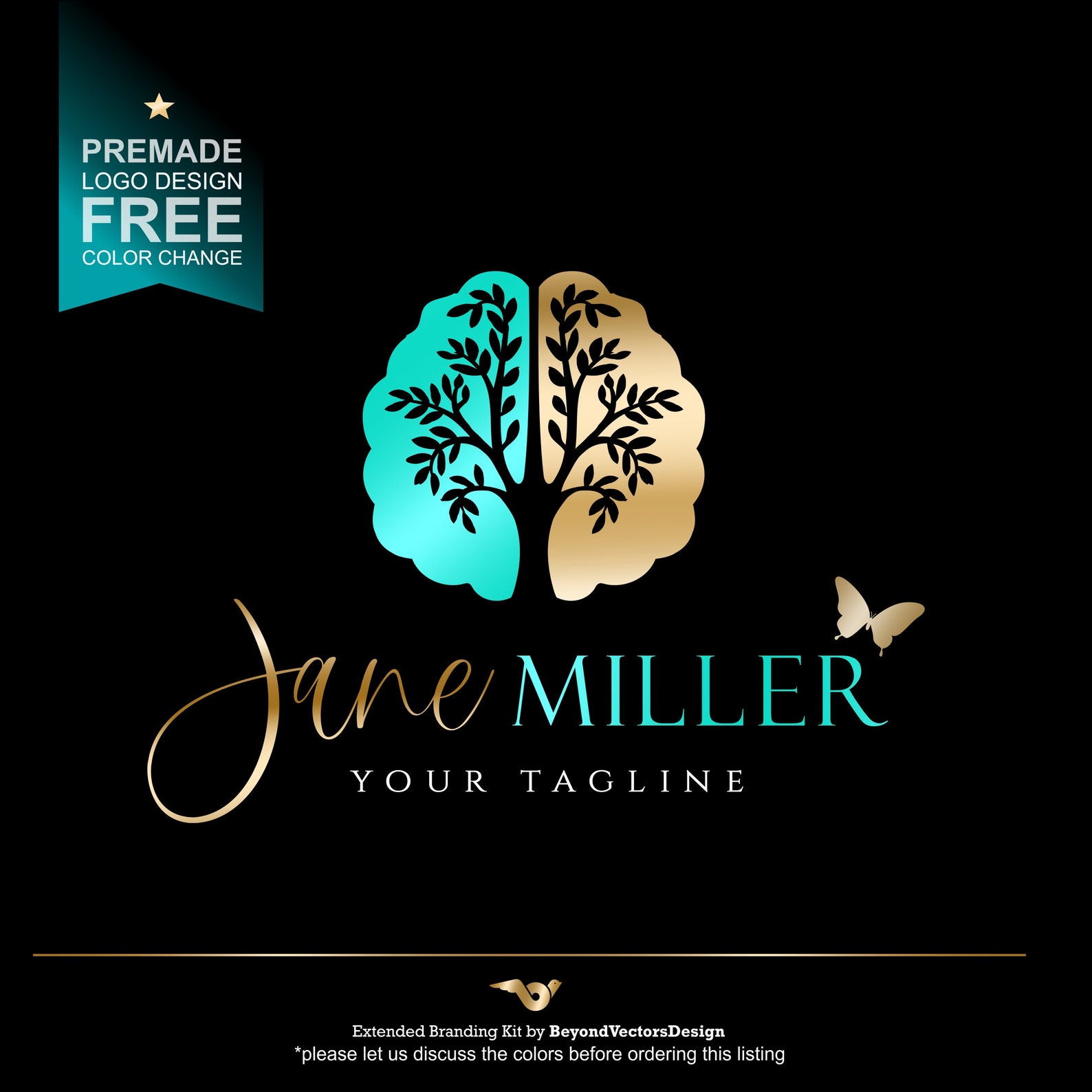 Therapist Logo Psychology Logo Therapy Logo Design Tree of | Etsy