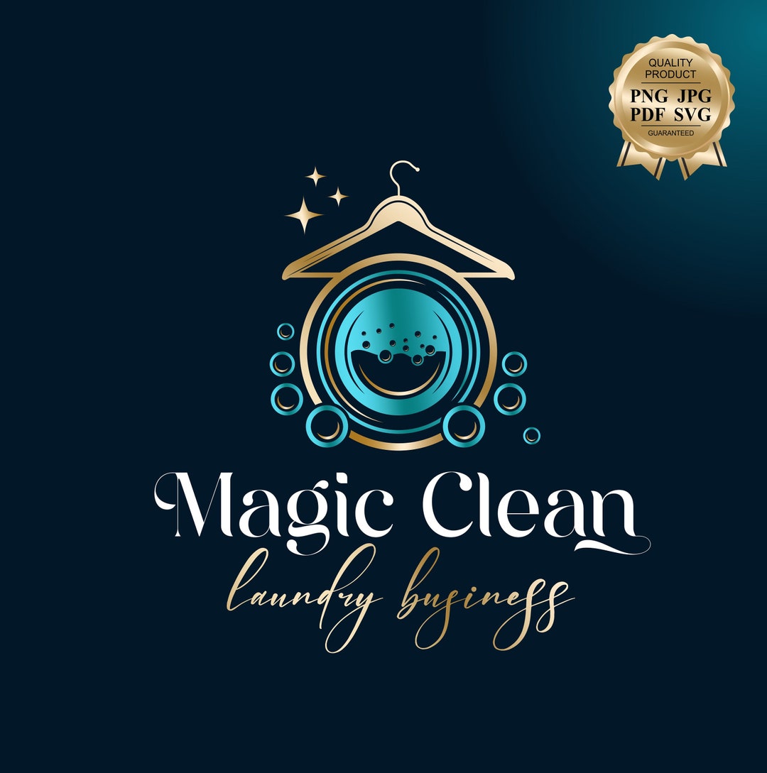 Laundry Services Logo, Laundry Logo Design, Washing Machine Logo ...