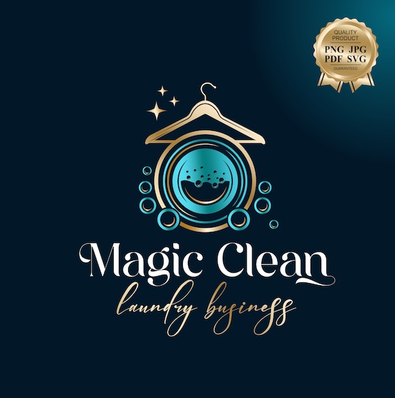 Laundry Service Logo Sophisticated Laundry Service Logo Template With