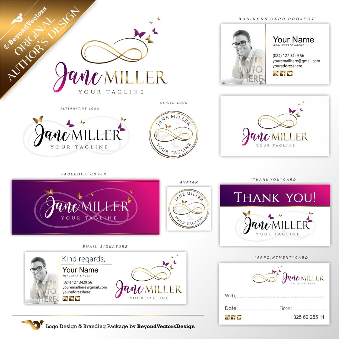 Infinity Logo, Life Coach Logo, Wedding Logo, Infinity Symbol ...