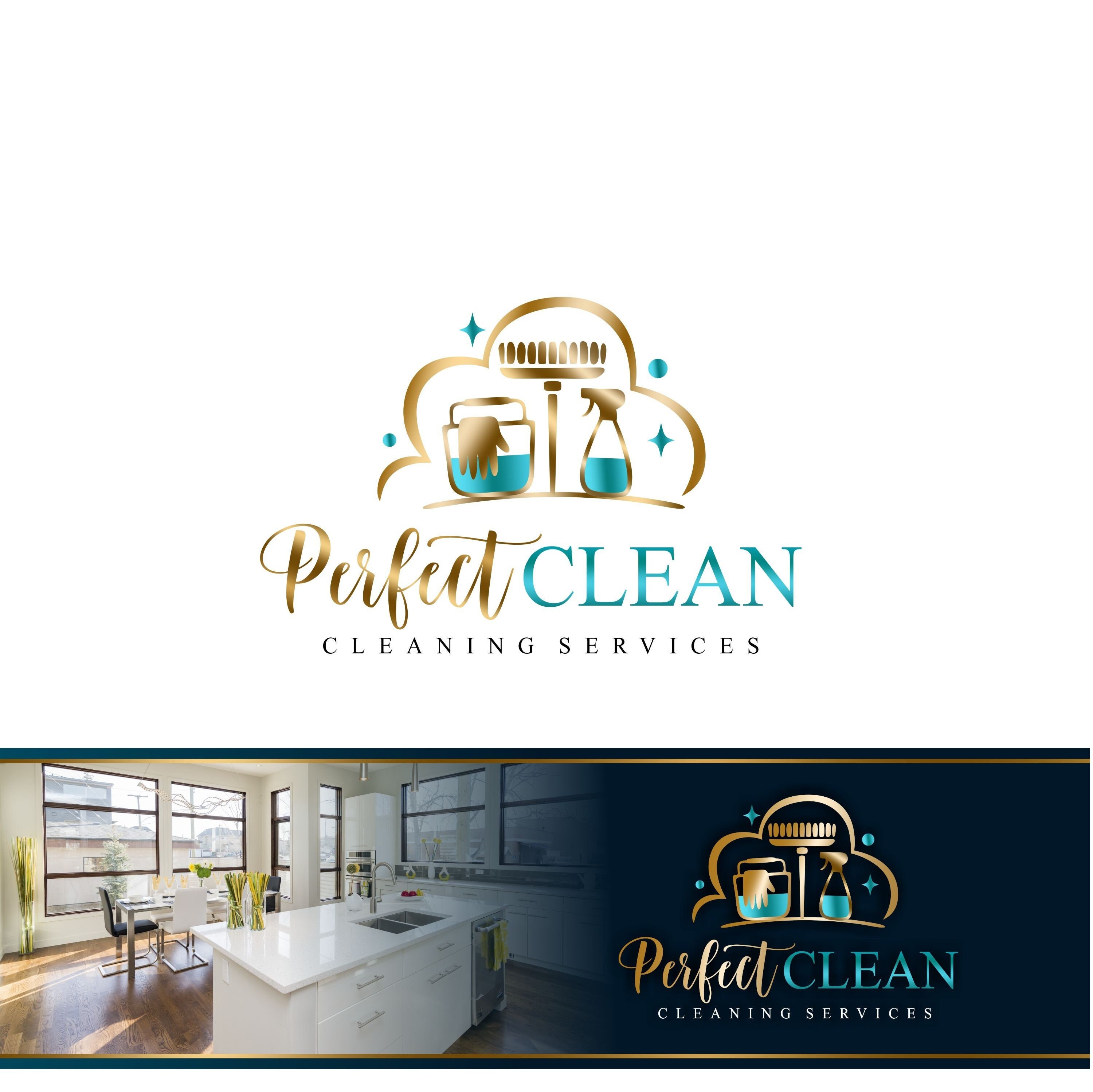 Cleaning Services Logos Design