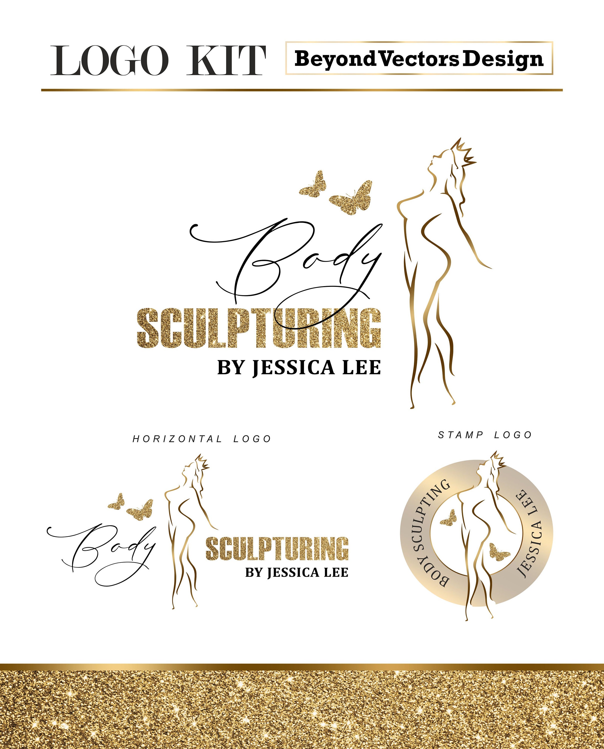 Body Contouring Logo Nutritionist Logo Design Body Sculpting - Etsy