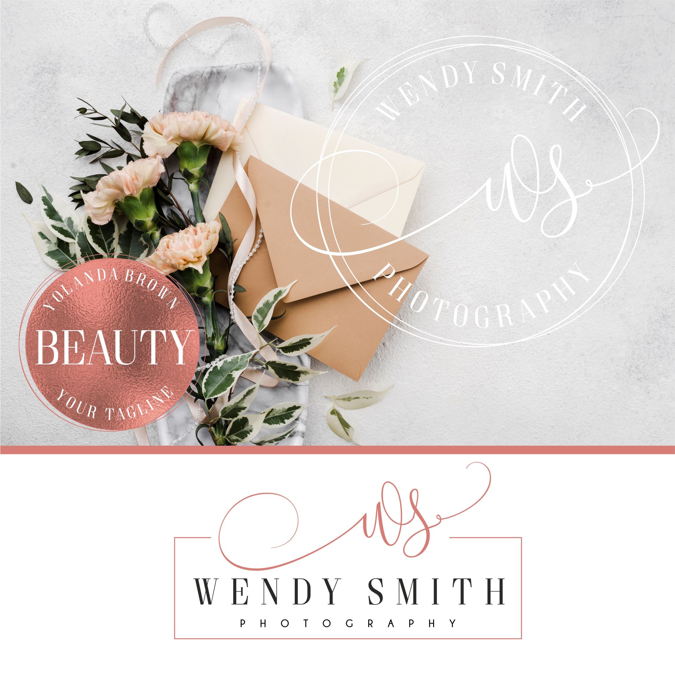 Photography Logo Watermark for Photographs Photographer Logo | Etsy