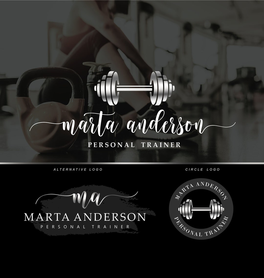 Fitness Trainer Logo, Personal Trainer Logo, Online Training, Fitness ...