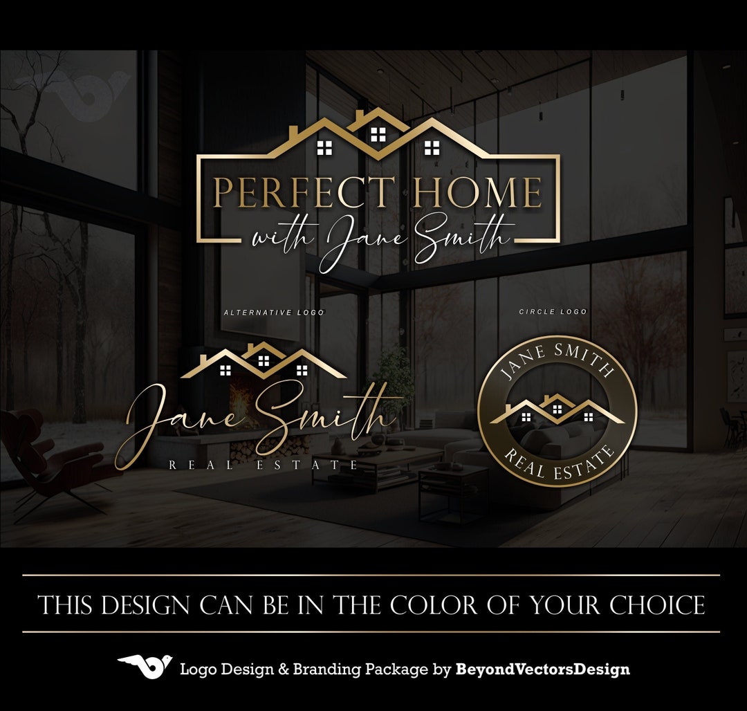 Realtor Logo Design, Real Estate Agent Logo, House Logo, Property Logo ...