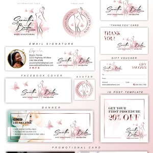Body Contouring Logo, Aesthetic Center Logo, Laser Clinic Logo, Body ...