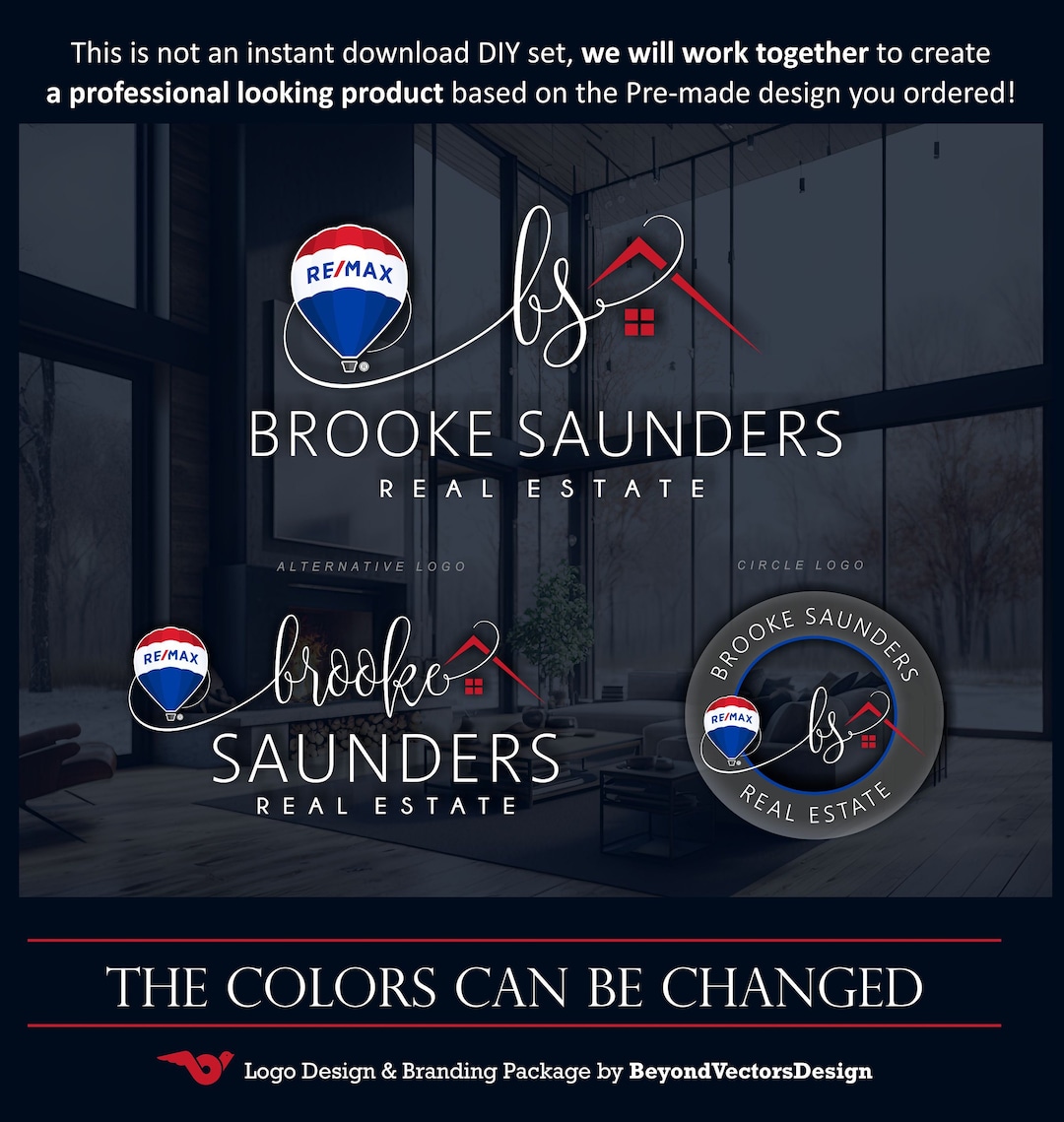 Real Estate Logo, Remax Business Cards, Realtor Branding Kit, Real ...