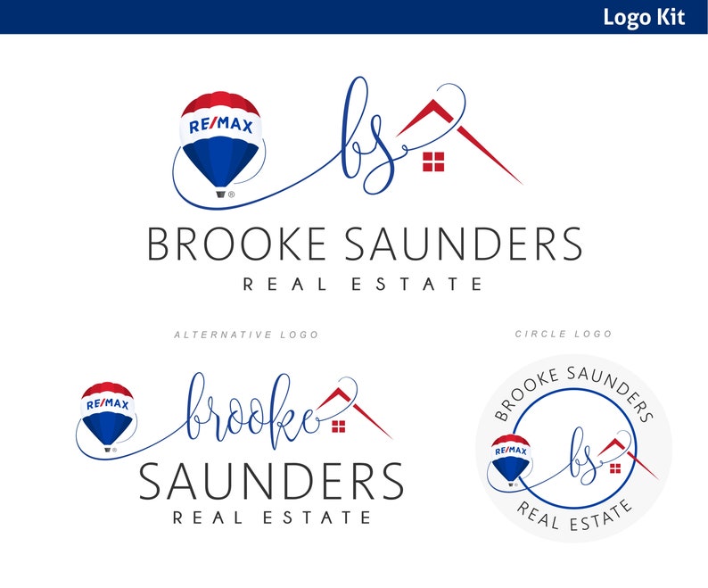 Real Estate Logo Remax Business Cards Realtor Branding Kit - Etsy