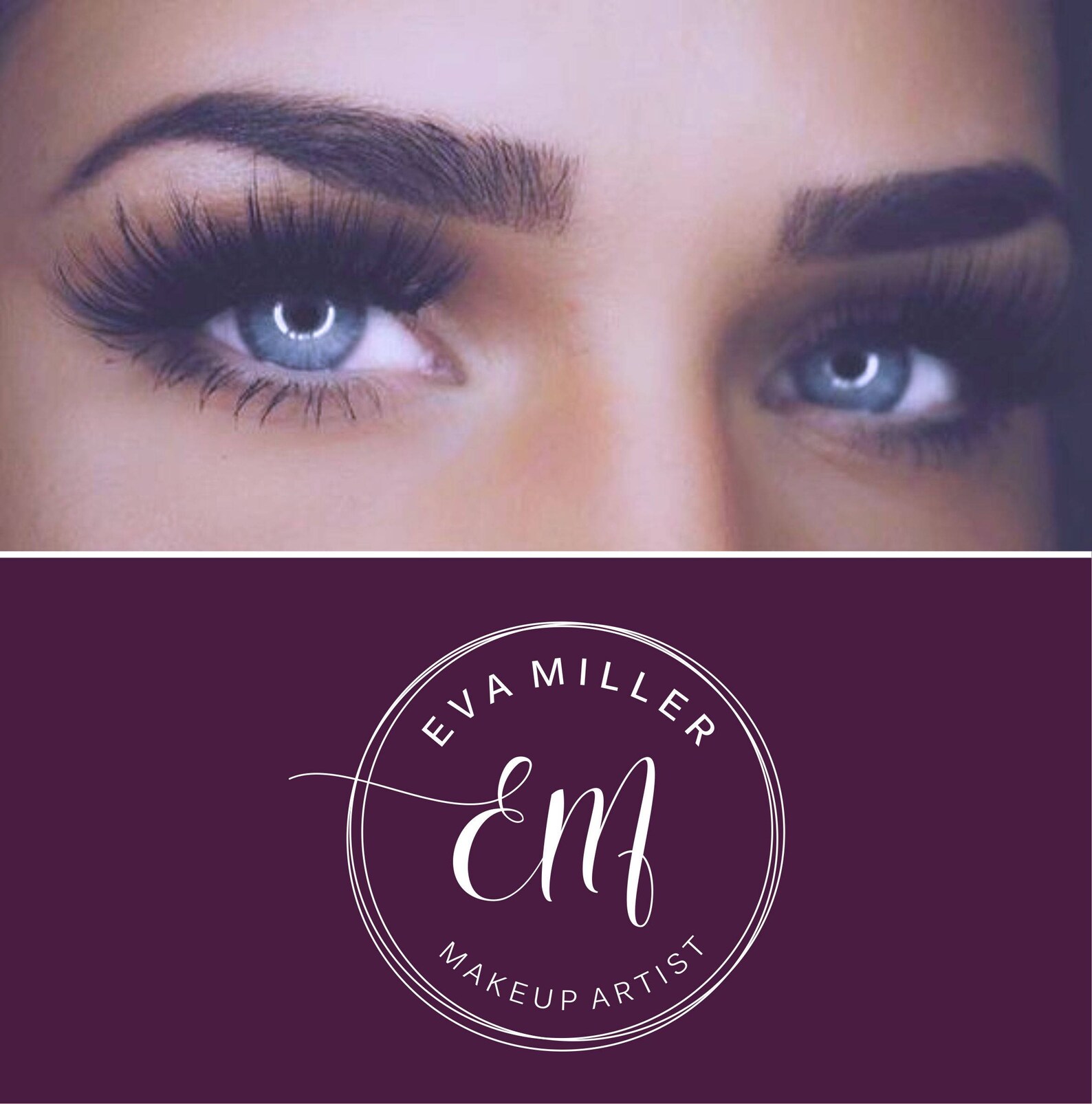Lashes logo Eyelash extension logo Cosmetics logo Branding | Etsy