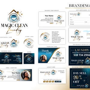 Laundry Services Logo, Laundry Logo Design, Washing Machine Logo ...