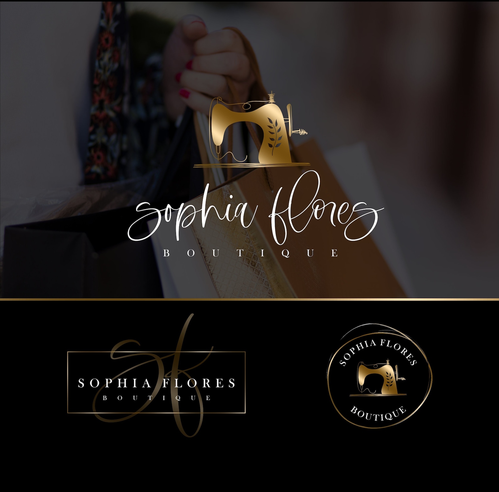 Boutique Logo Premade Logo Sewing Logo Sewing Machine Logo | Etsy