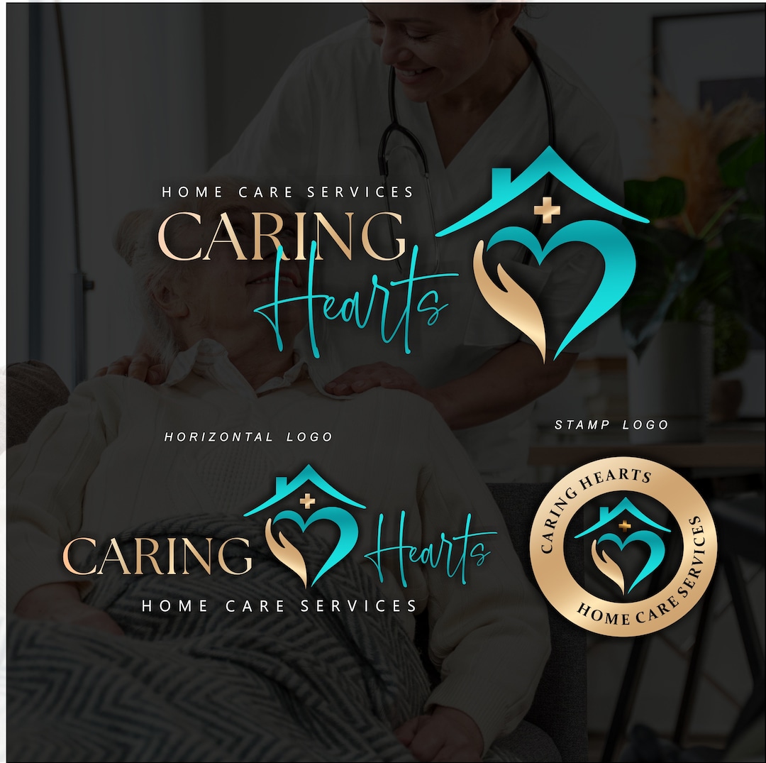 Home Healthcare Logo PNG, Home Care Logo, Nurse Home Care Logo, Elderly ...