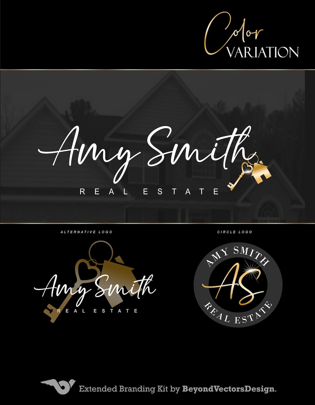Realtor Logo, Real Estate Logo, Real Estate Logo Modern, House Key Logo ...