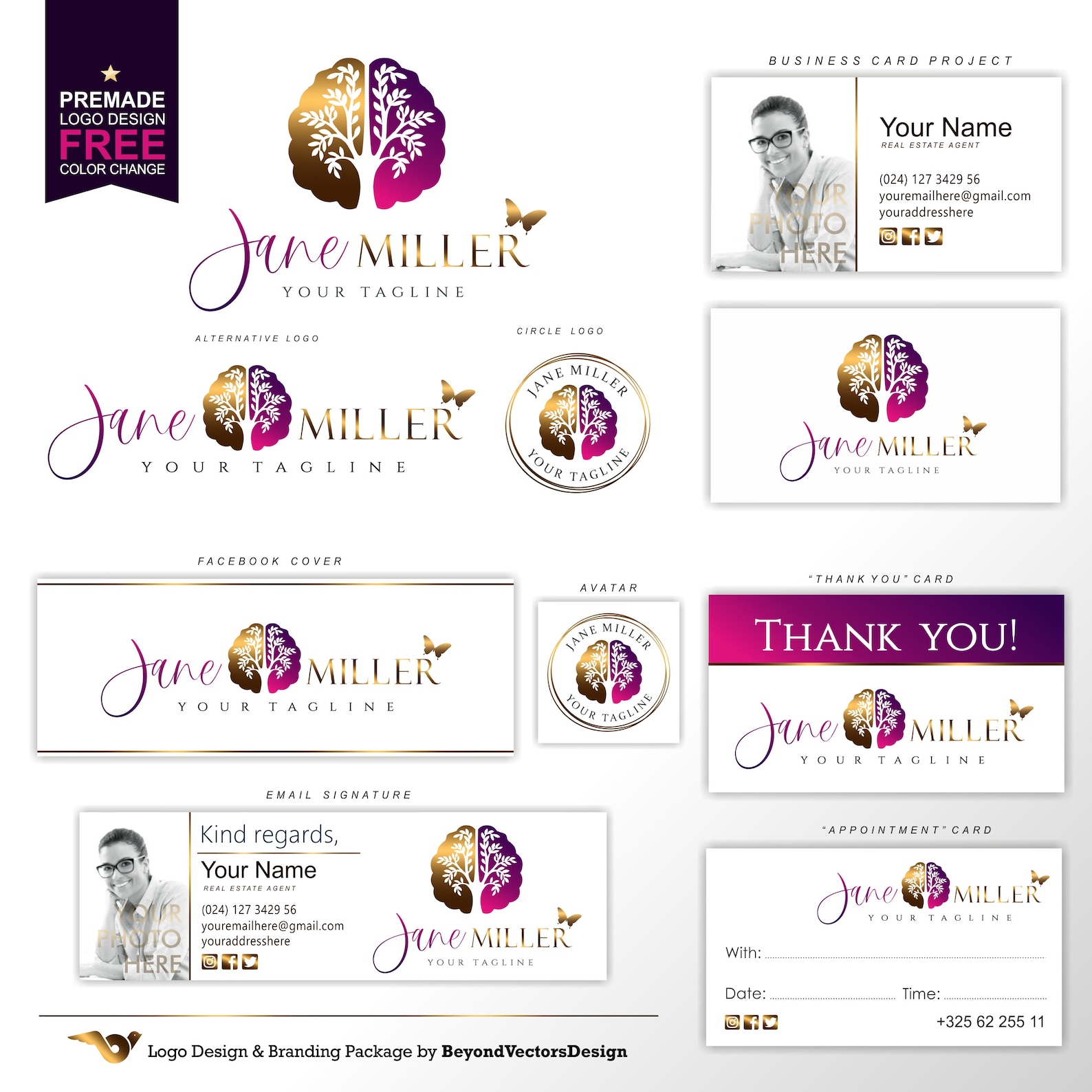 Therapist Logo Psychology Logo Therapy Logo Design Tree of | Etsy