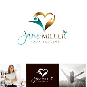 Life Coach Logo, Therapist Logo, Psychology Logo, Love and Support ...