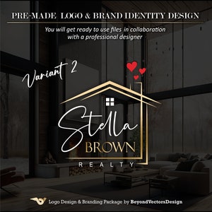 Premade Real Estate Logo Set, Realtor Logo Package, Realty Branding ...