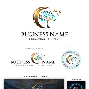 Funeral Logo, Funeral Services Logo, Crematorium Logo, Cremation Center ...