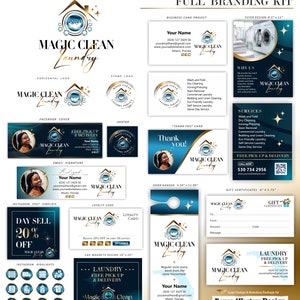 Laundry Services Logo, Laundry Logo Design, Washing Machine Logo ...