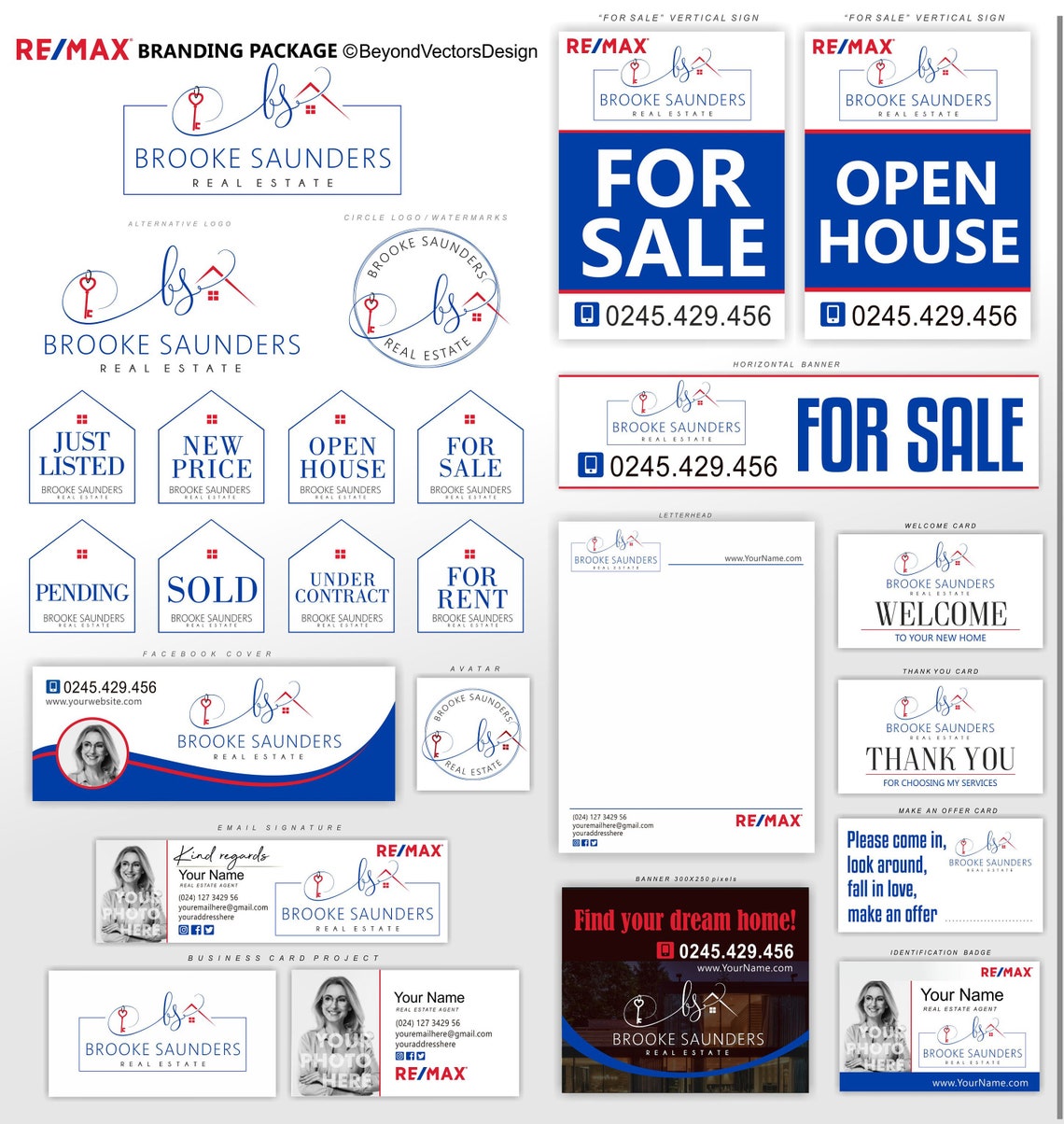 Realtor logo Remax Realtor Logo Real Estate logo Design | Etsy