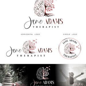 Therapist Logo, Counseling Logo, Behavioural Therapy Logo, Brain Logo ...