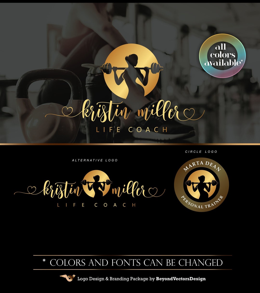 Fitness Logo, Personal Trainer, Fitness Logo Design, Logo Fitness ...