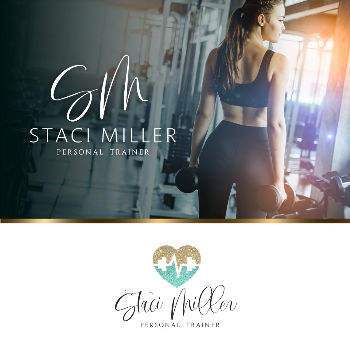 Fitness Trainer Logo Kit Personal Trainer Logo Online - Etsy