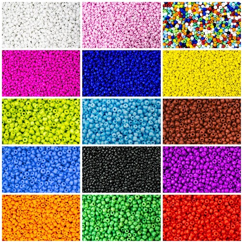 500 Opaque Multi Colors 11mm Tri Beads Beading Crafts Jewelry | Etsy