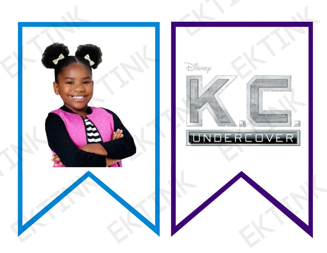 Digital K.C. Undercover Banner Birthday Party Decoration - Etsy