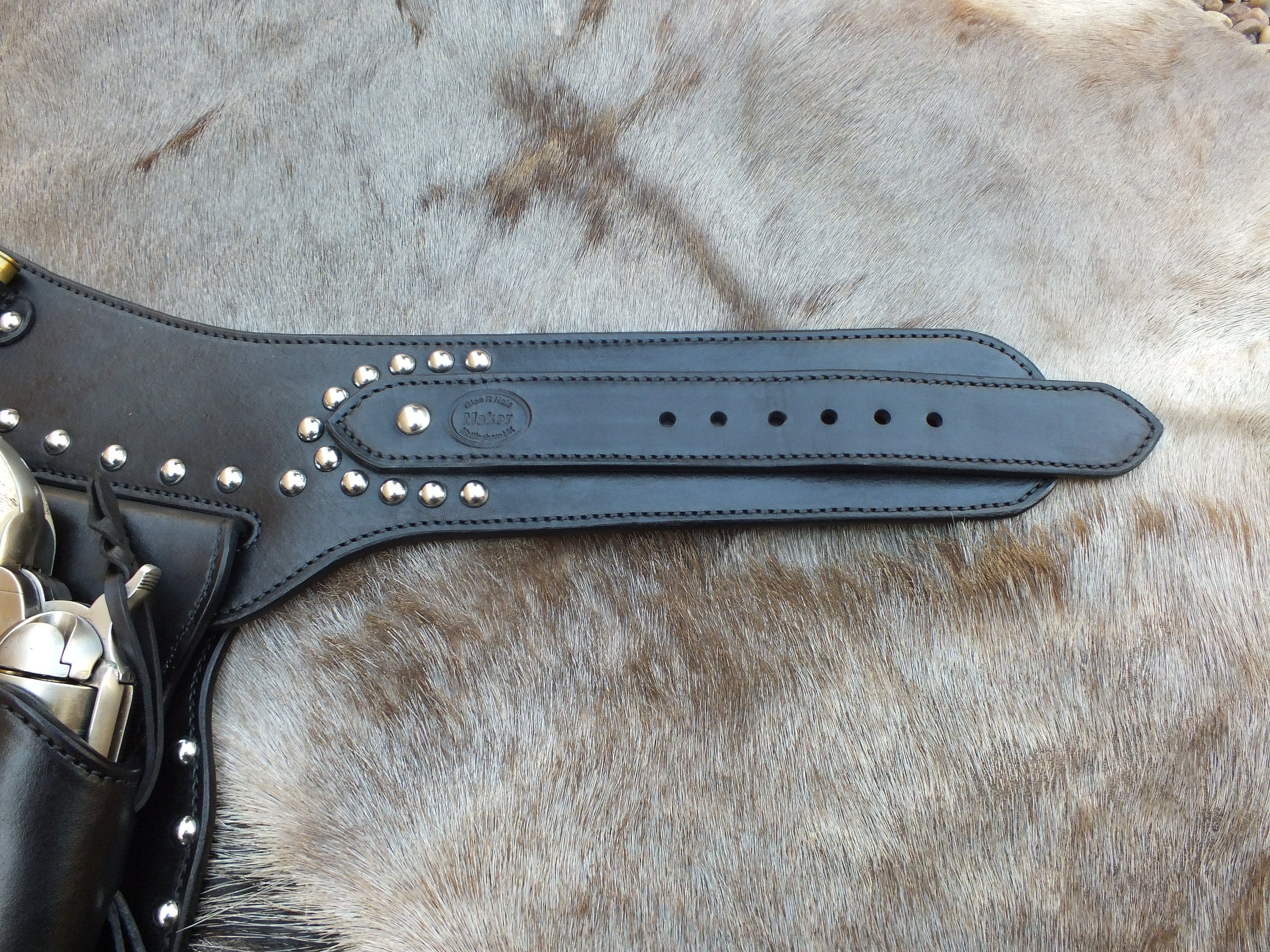 Lone Ranger Style Rig for One Holster Which Fits A Colt 1873 - Etsy UK