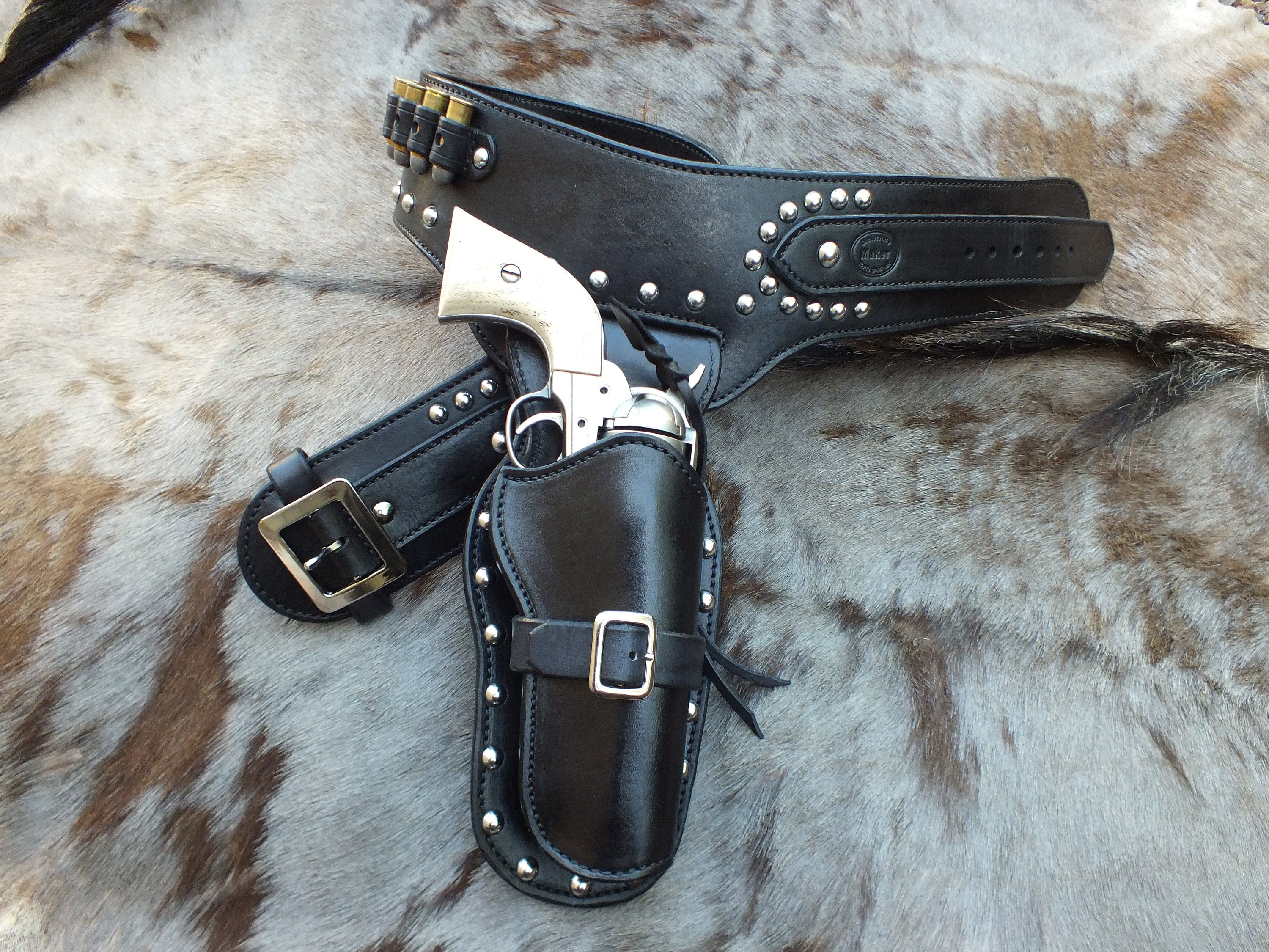 Lone Ranger Style Rig for One Holster Which Fits A Colt 1873 - Etsy UK