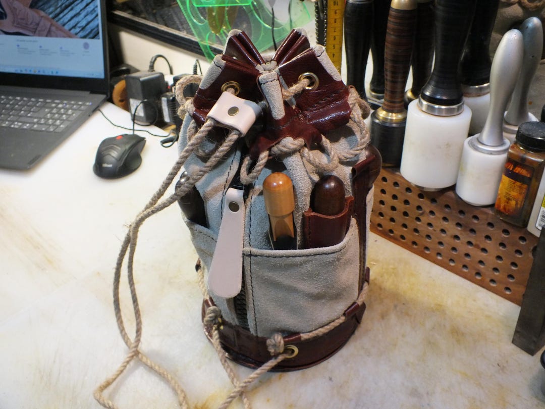 Sailor's Leather Ditty Bag - Etsy