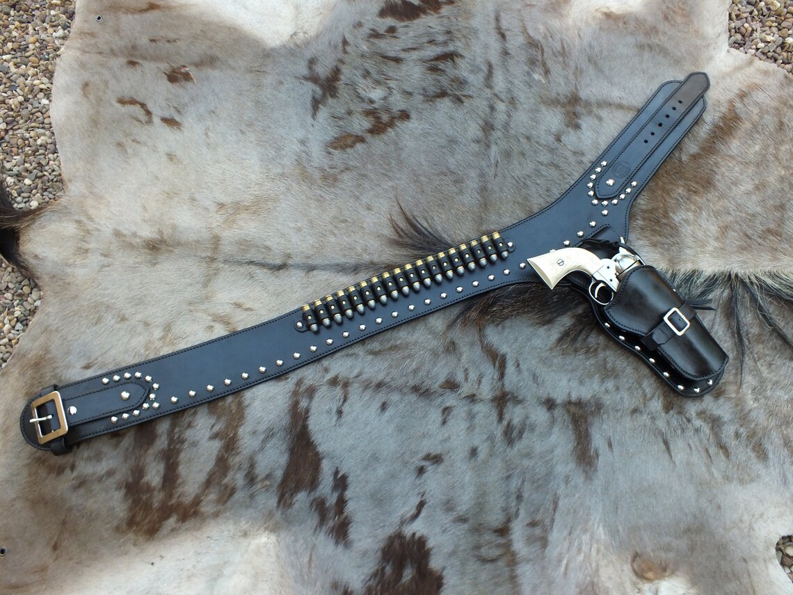 Lone Ranger Style Rig for One Holster Which Fits A Colt 1873 | Etsy UK